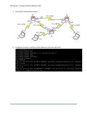 Tracing Failed Route Network Configuration Troubleshooting Course Hero