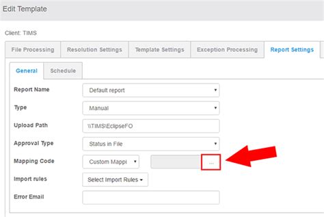 Custom Mapping Tool Mapping