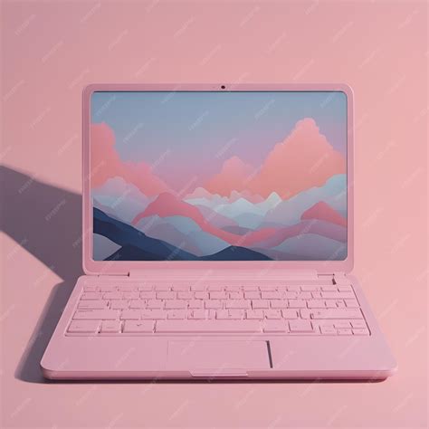 Premium Ai Image Laptop Realistic Computer In Mockup Style Laptop