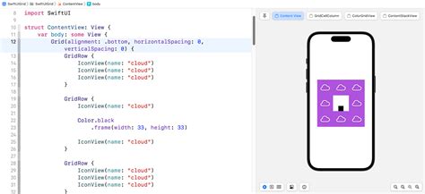 如何使用swiftui Grid Api 創建網格佈局
