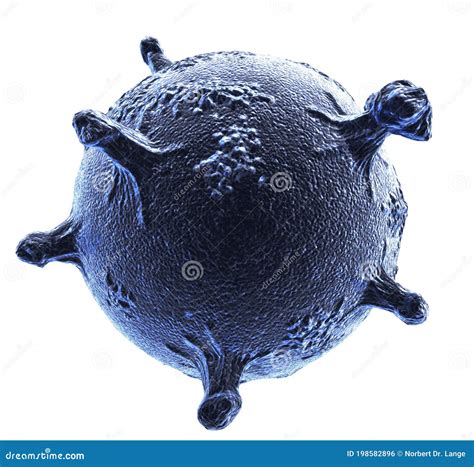 Dangerous Virus With Spikes Stock Illustration Illustration Of Spikes Bakterien