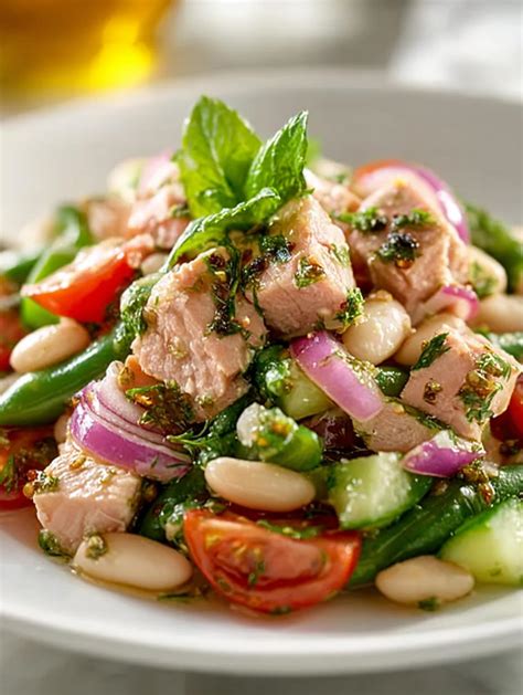 Delicious White Bean Tuna Salad 5 Easy Steps Slam Recipes