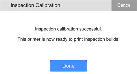 Inspection Calibration