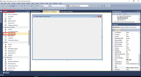 Membuat Menu Utama Vb Net Database Access Sisco Com