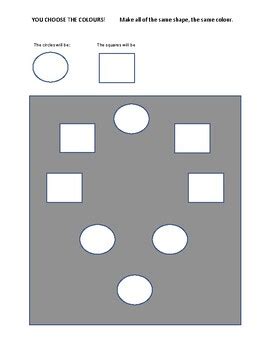 Color Coding Basic Shapes By Your School OT TPT