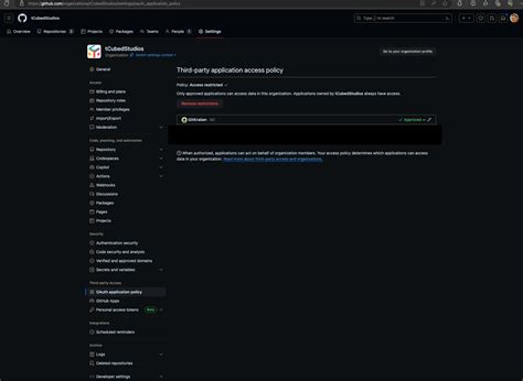 github how to resolve refusing to allow an oauth app to create or