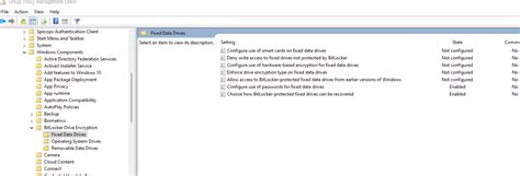 Trying To Enable Basic Version Of Bitlocker Through Group Policy