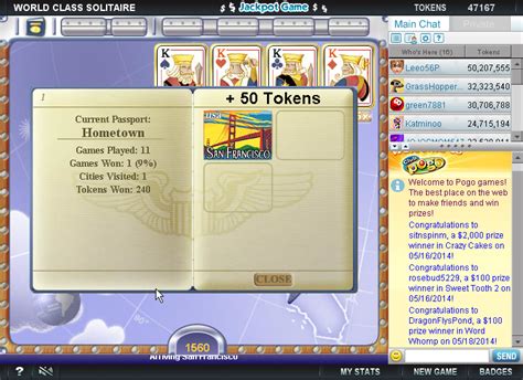 Screenshot Of World Class Solitaire Browser 2004 Mobygames