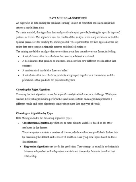 8 Data Mining Algorithms Pdf Statistical Classification Applied