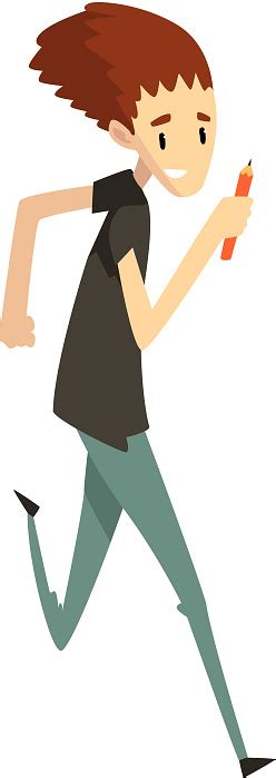 연필 재능 있는 젊은 남성 화가 문자는 흰색 바탕에 창조적인 예술적 취미 벡터 일러스트 레이 션을 실행 하는 예술가 개념에 대한 스톡 벡터 아트 및 기타 이미지 Istock