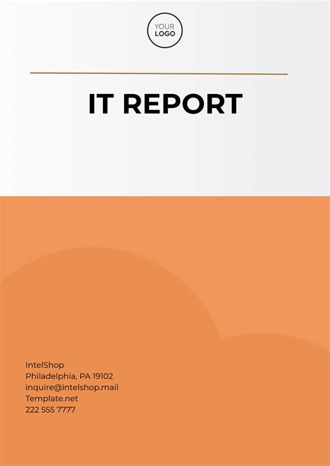 Free IT And Software Report Templates To Edit Online And Print