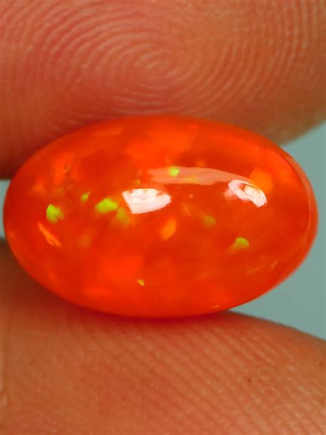 400 Ct Top Fire Multi Flashy Orange Fire Opal Cabochon 100 Natural