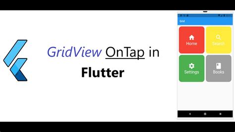 girdview navigation in flutter ontap in flutter youtube