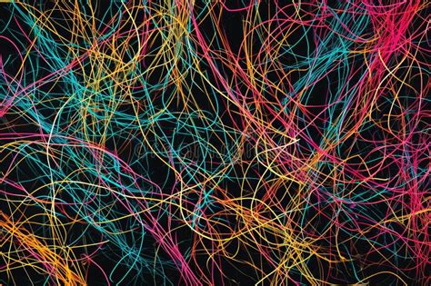 Numerous Parallel Vertical Lines Floating In Mid Air Creating An