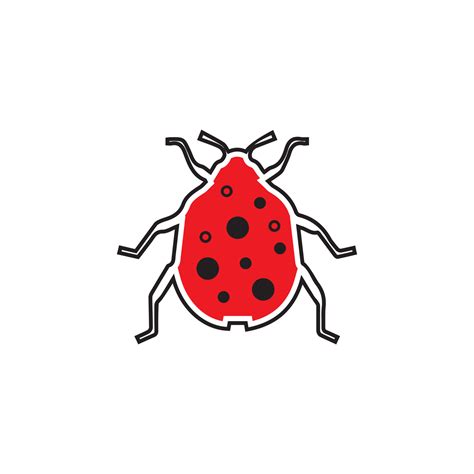 Bug Vector Illustration Icon Design Template Vector Art At Vecteezy