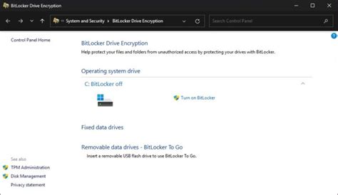 How To Disable Bitlocker Encryption When Installing Windows Micro Fusion Insight
