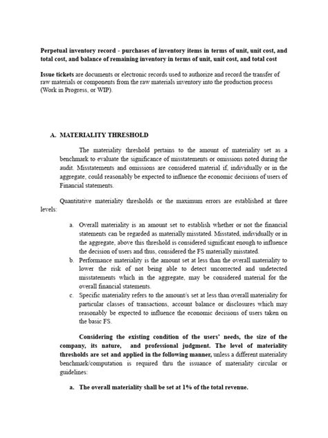 Script Audit Procedures Final Pdf Audit Inventory