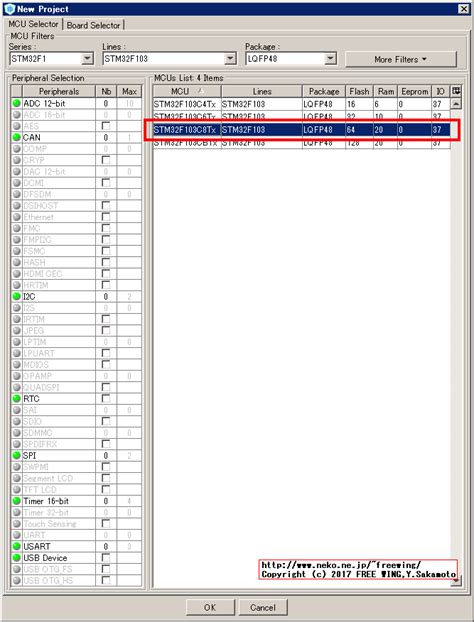 Stm32 Stm32f103c8t6マイコンボード開発、cubemx Stm32cubemxの使い方 Stm32マイコン用の初期設定コード