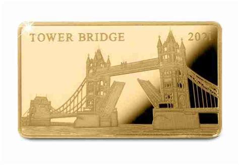 The London Tower Bridge Gold Landmark