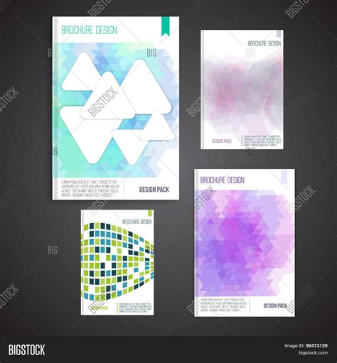 Vector Brochure Cover Vector And Photo Free Trial Bigstock