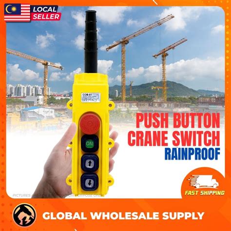 cob 81 hoist crane push button switch rainproof waterproof crane