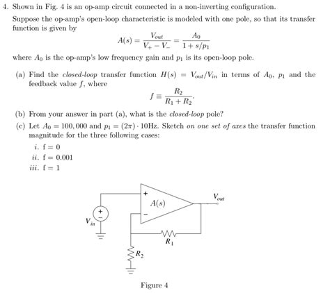 Solved 4 Shown In Fig 4 Is An Op Circuit Connected In Chegg Com
