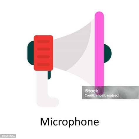 마이크 벡터 플랫 아이콘 디자인 그림입니다 흰색 배경에 기호 Eps 10 파일 0명에 대한 스톡 벡터 아트 및 기타 이미지 0명 검은색 공연 Istock