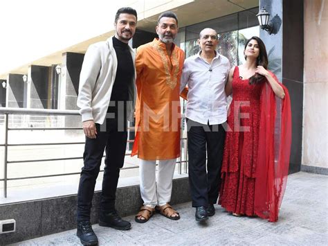 In Pics Bobby Deol And Team Aashram Snapped Promoting The Series