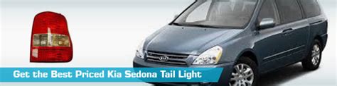 Kia Sedona Tail Light Taillights Depo Tyc Action Crash Replacement