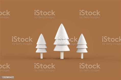 크리스마스 트리 미니멀 리스트 벽지 3d 렌더링 3d 일러스트레이션 메리 크리스마스 컨셉 0명에 대한 스톡 사진 및 기타 이미지 Istock
