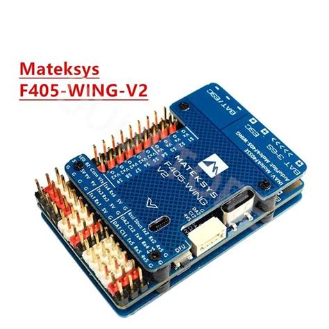 Контроллер полета Matek Mateksys F405 Wing V2 F405 Wing V2 Fc Baro Osd черный ящик для