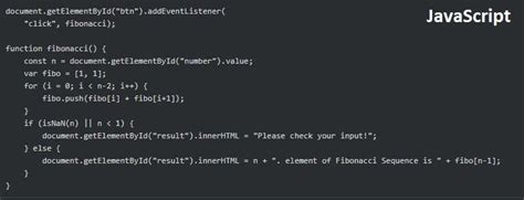 Fibonacci Sequence Algorithm With Javascript By Faris Kanbur Cnk