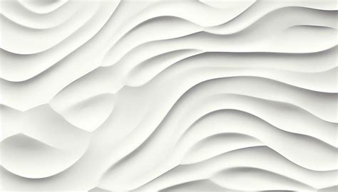 Ai Generated Abstract Wave Pattern On Clean White Background Generated By Ai 36215164 Stock
