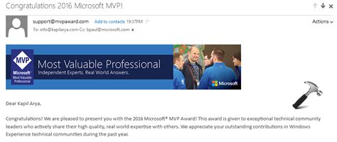 Awarded Microsoft Mvp Third Time In A Row