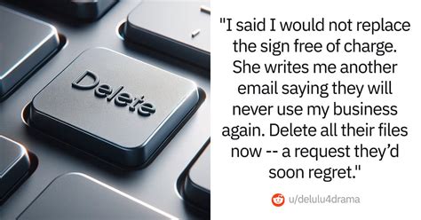 This Client Demanded A Graphic Designer Make An Unreadable Sign Then Asked For A Free Do Over