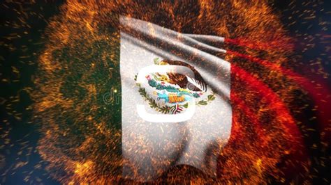 Five Seconds Countdown Timer With Abstract Mexico Flag Stock Video Video Of Fantasy Seconds