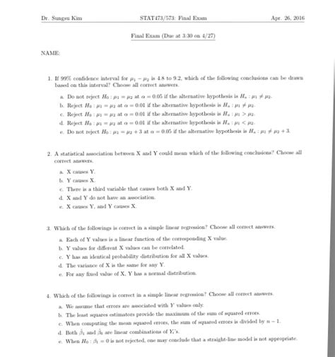 Solved If 99 Confidence Interval For Mu1 Mu2 Is 48 To