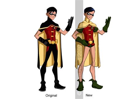 Young Justice Classic Robin By Hiddenmutation On Deviantart