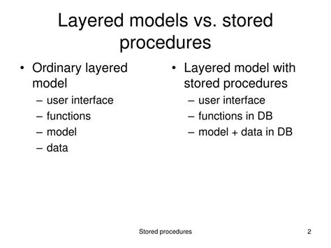 PPT Stored Procedures And Functions PowerPoint Presentation Free Download ID 4007536