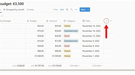 How To Sum A Column Or Row In Notion