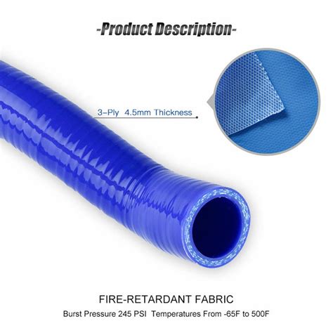Blue Silicone Heater Hose For Toyota Tundra Sequoia V8 47l Lhd 2000