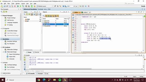 Multiplexor Binario De 4 A 1 Utilizando Hdl Verilog Vhdl Youtube