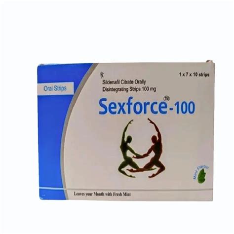Sexforce 100 Oral Strips At Best Price In Nagpur By Curex Global Supply