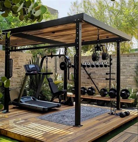 Backyard Fitness Inspiration How To Build A Home Gym Modern Backyard