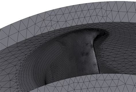 Mesh Model Selected For Fsi Analysis With 2 Level Refinemets For The Download Scientific