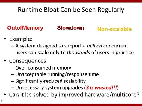 Software Bloat Analysis Detecting Removing And Preventing Performance