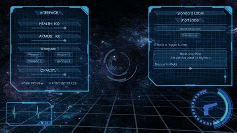 Asset Store Interface Graphics Design Ideas Holographic