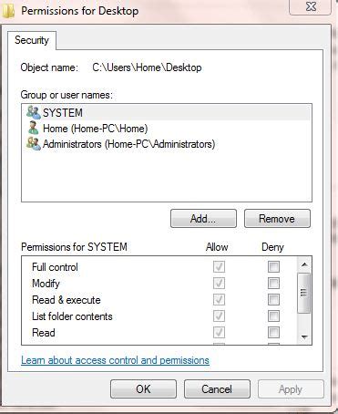 Windows 7 Unable To Remove Hide Icons From Desktop Folder Super User