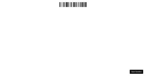 Jsbarcode Example With Functional Component Forked Codesandbox
