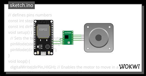Steppertest Wokwi Esp32 Stm32 Arduino Simulator